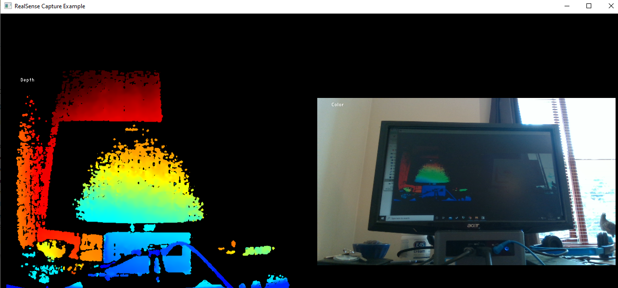 SR305 showing up as SR300 and RGB and depth stream locking up after ...