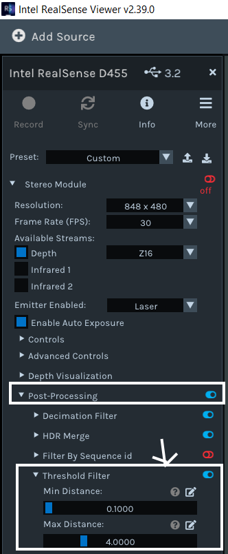 [D455] Depth reduced to only 4 meters on the SDK · Issue #7574 · IntelRealSense/librealsense ...