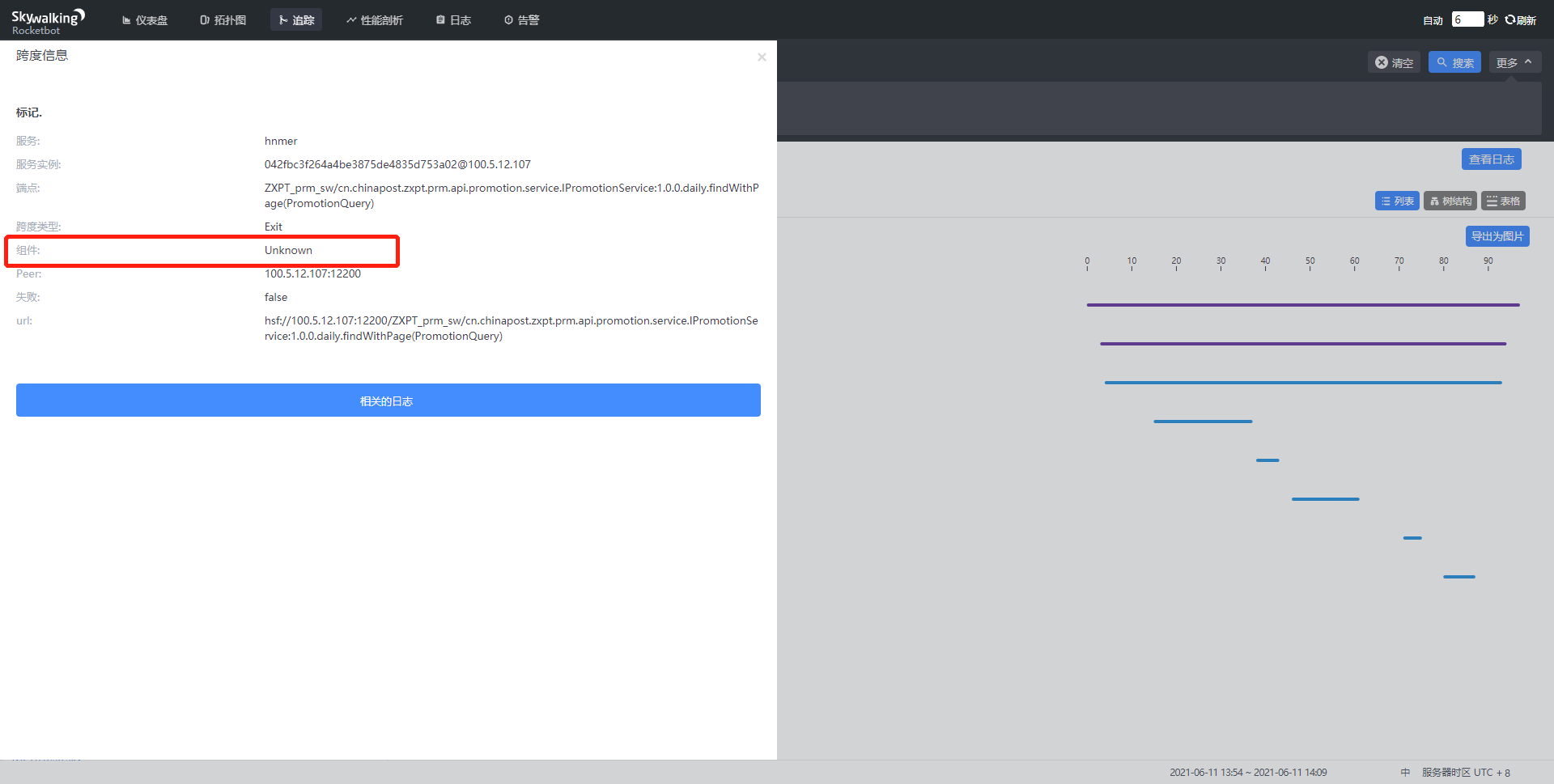 Custom RPC component front end is not displayed · Issue #7109 · apache/skywalking · GitHub