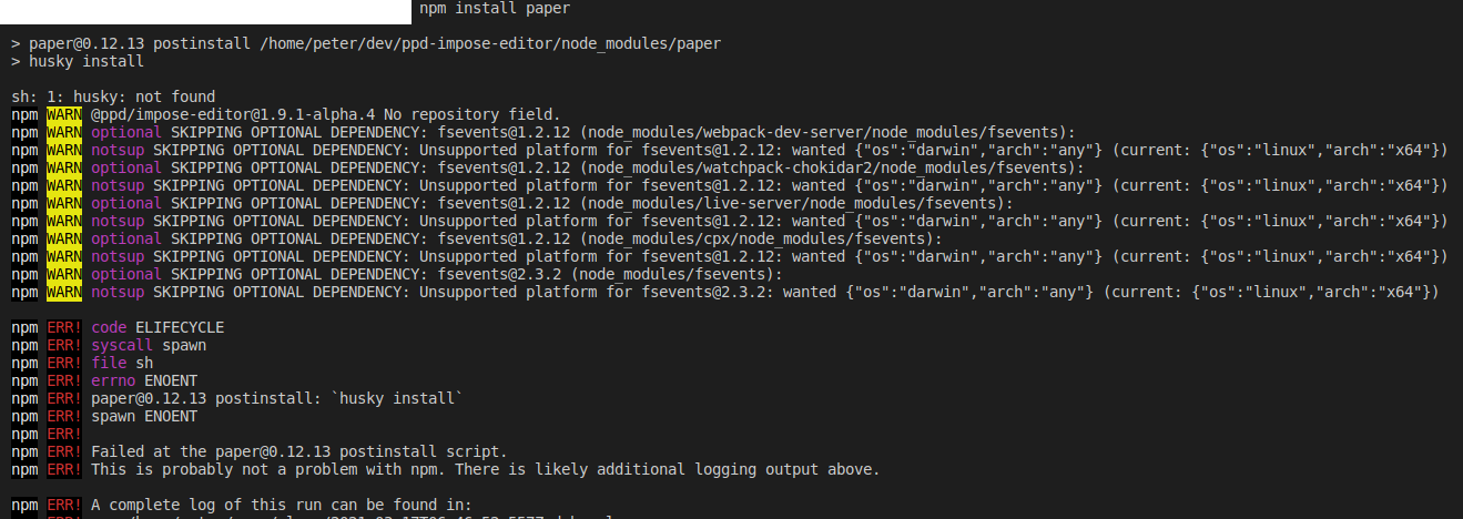 Installing paper 0.12.13 with npm doesn't work · Issue #1906 · paperjs/paper.js · GitHub