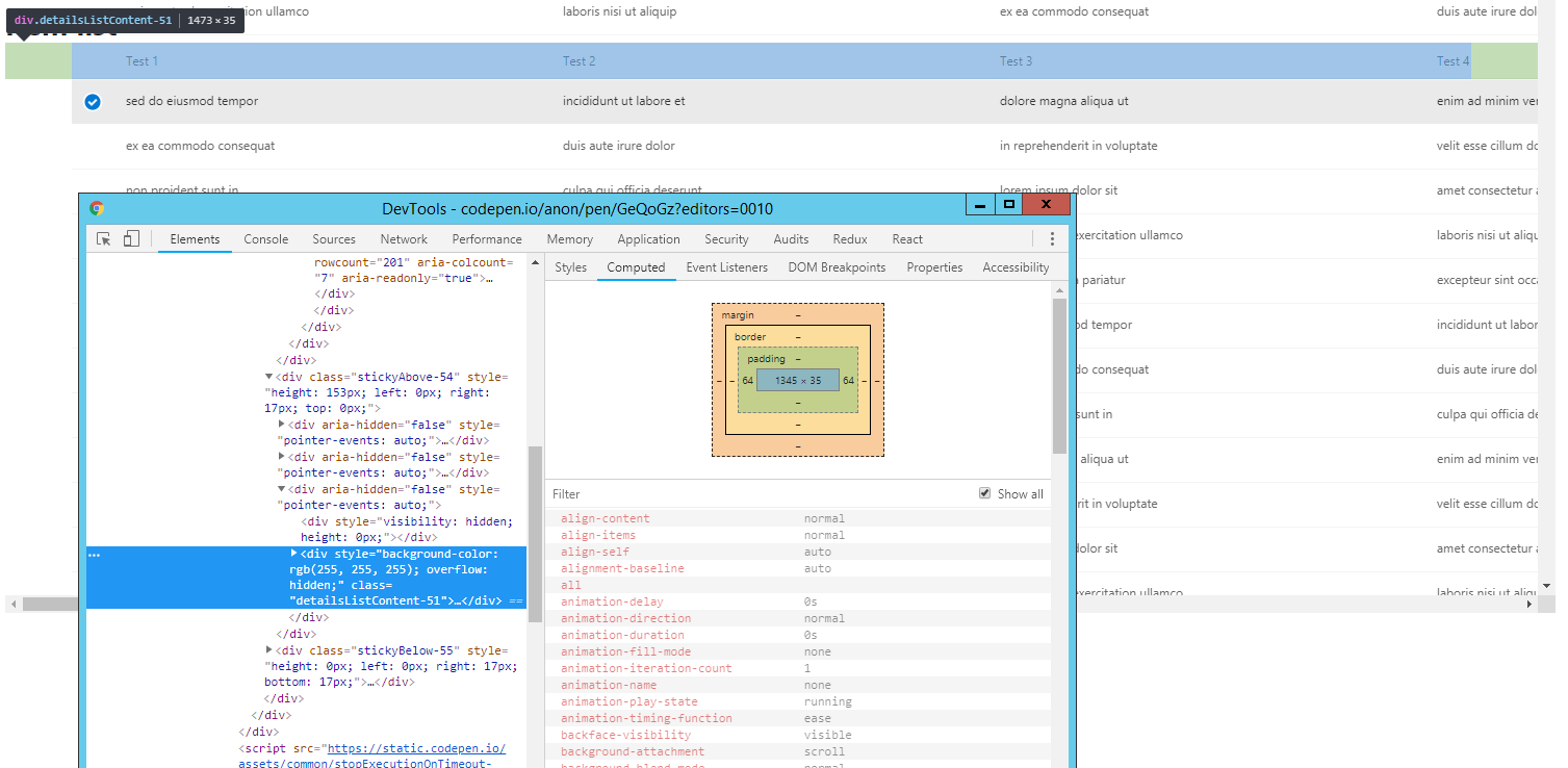 ScrollablePane: Horizontal scrollbar · Issue #7853 · microsoft/fluentui ...