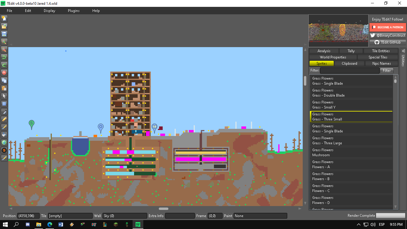 World not loading? Attach file here! v1.4.0.4 · Issue #1244 · TEdit/Terraria-Map-Editor · GitHub