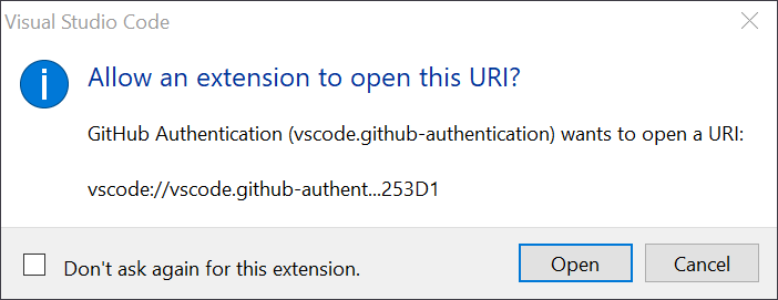 "Signing in to github" · Issue #148717 · microsoft/vscode · GitHub