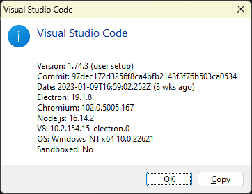 Cannot report issues using instructions here because `Python: Report Issue...` does not work ...