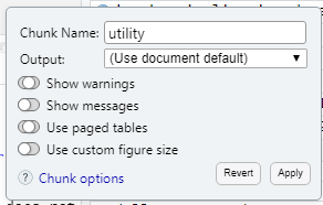 Selectors for Rmd chunk options have ambiguous meaning · Issue #8462 · rstudio/rstudio · GitHub