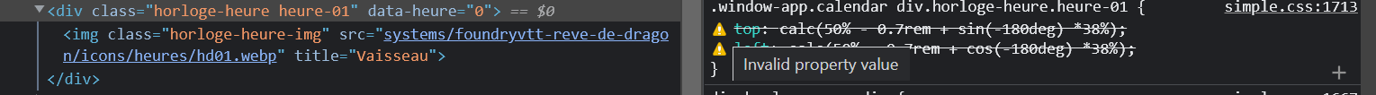 Css Trigonometric Functions Are Not Working In Foundryvtt Electron App · Issue 9386 