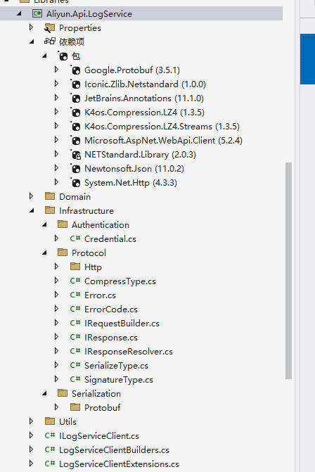我在net 4 8 中使用 Aliyun Api Logservice 报 未能加载文件或程序集“lz4 Version 1 0 0 0 Culture Neutral