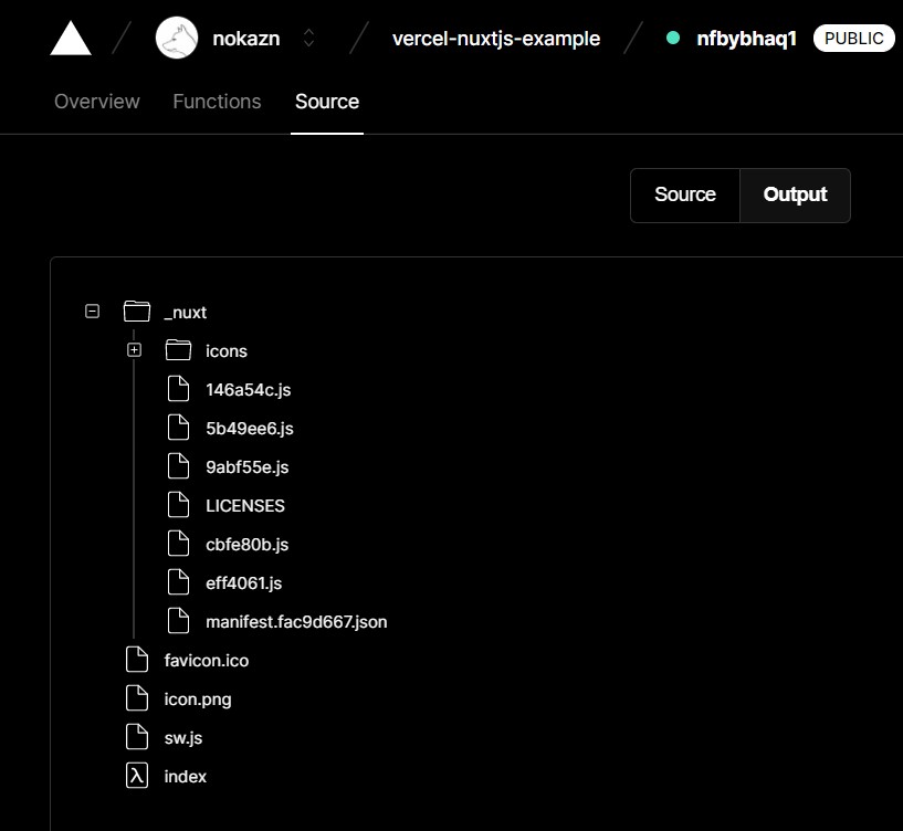 Not found static files in example of Vercel deployment with PWA module ... Not found static files in example of Vercel deployment with PWA module ...