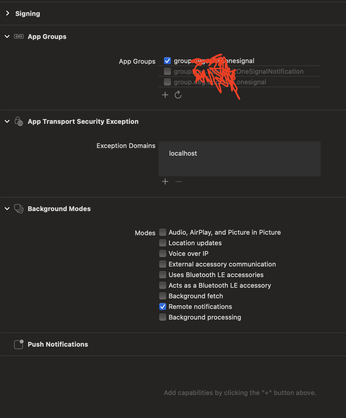 App ios release can't reveice push message push from onesignal. · Issue #1305 · OneSignal/react ...
