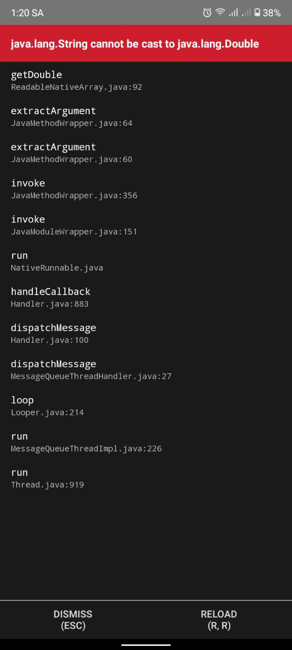 " java.lang.Double.doubleValue()' on a null object reference" react native 0.63.2 · Issue #3 ...