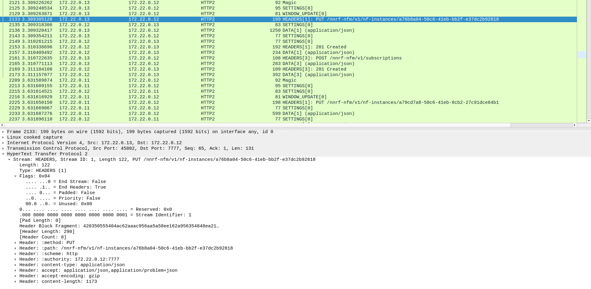 Viewing HTTP2 traffic in Wireshark · open5gs open5gs · Discussion #751 ...