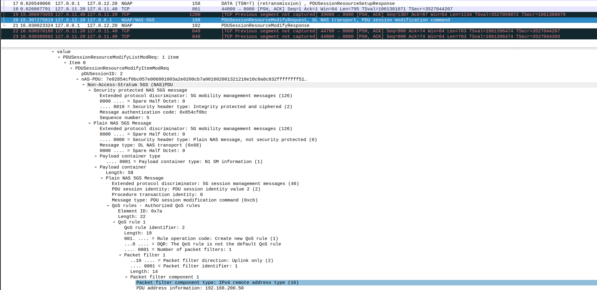QoS Bearer Setup fails · Issue #254 · srsran/srsRAN_Project · GitHub