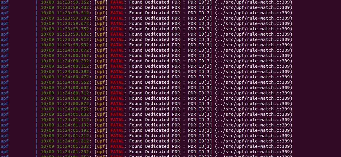 Lots of "Found Dedicated PDR: PDR ID[3]" in UPF · Issue #602 · open5gs ...