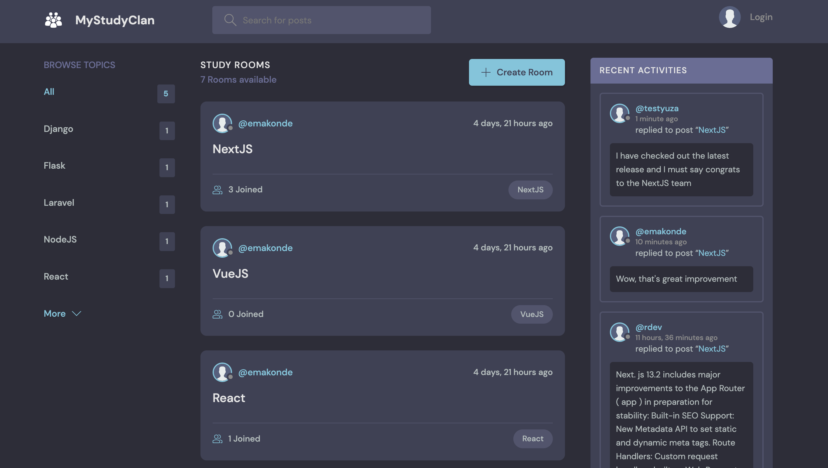 Github Mshanga Mystudyclan