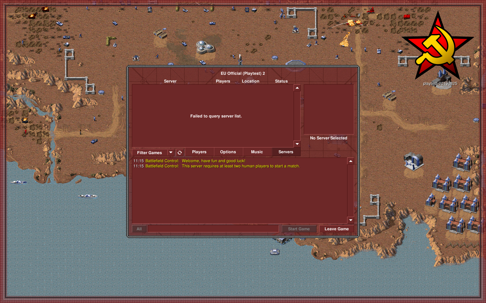 [playtest-20190825] Cannot find / connect Servers · Issue #17008 ...