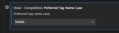 [Volar › Completion: Preferred Tag Name Case]配置项无效 · Issue #2362 · vuejs/language-tools · GitHub