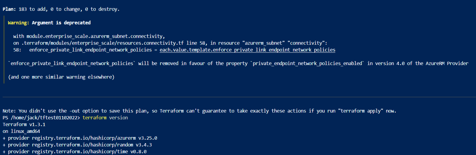 Bug Report when deploying root module for creating management groups ... Bug Report when deploying root module for creating management groups ...