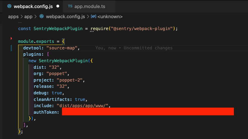 Stacktrace of capacitor-wrapped angular-ivy Sentry on WKWebView ...