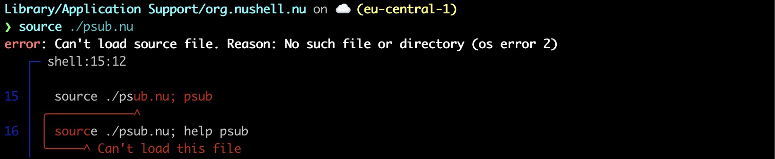 sourcing a .nu script containing a source command of a file that does not exists fails · Issue ...