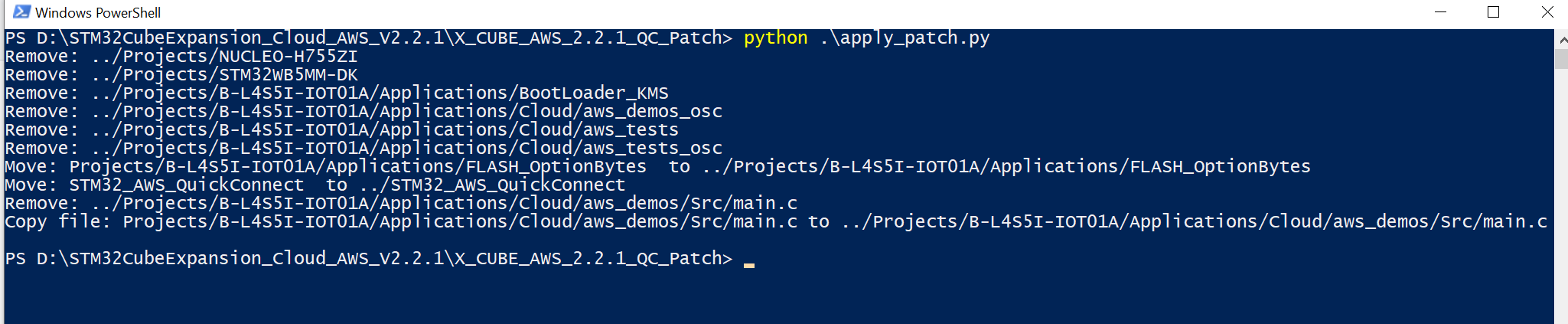 GitHub - stm32-hotspot/X_CUBE_AWS_2.2.1_QC_Patch: X_CUBE_AWS_2.2.1 Quick Connect is a script ...