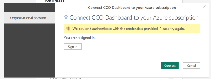 Unable to authenticate to management API with Tenant Reader · Issue #299 · Azure/CCOInsights ...