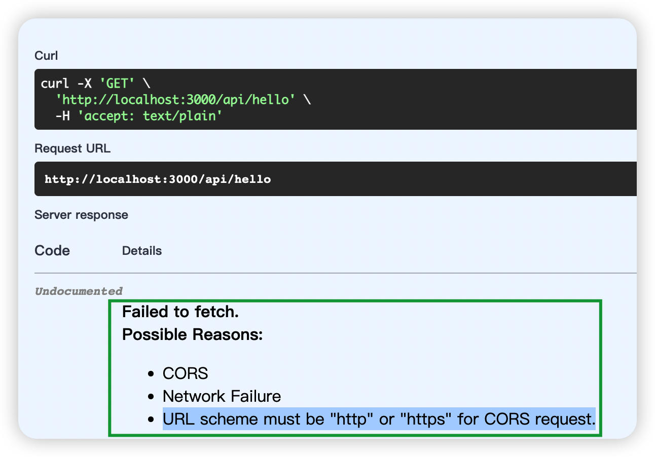 Swagger Ui Submit Get Error URL Scheme Must Be http Or https For CORS Re Issue 391 