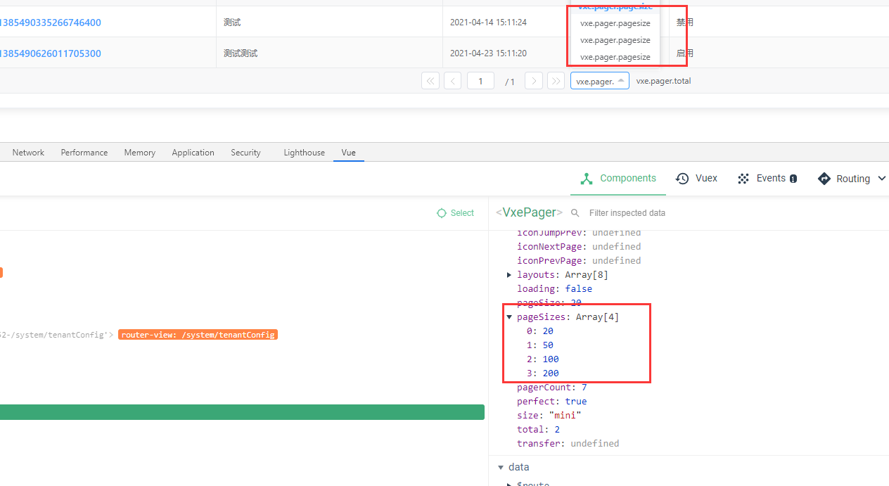vxe-pager无法正常显示 · Issue #1355 · x-extends/vxe-table · GitHub
