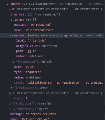 Label on error validation · Issue #1734 · jquense/yup · GitHub
