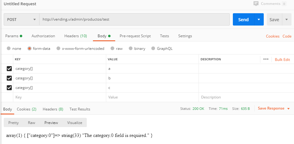 Array validation has a problem · Issue #2714 · codeigniter4/CodeIgniter4 · GitHub