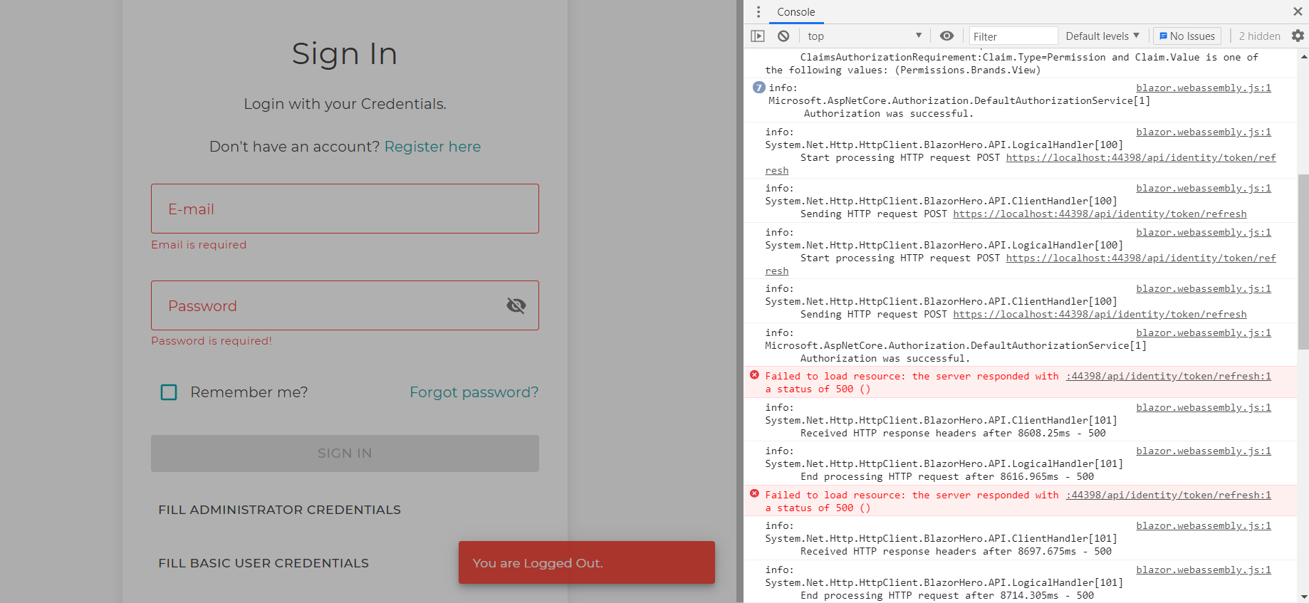 Statuscode Cannot Be Set Because The Response Has Already Started · Issue 131