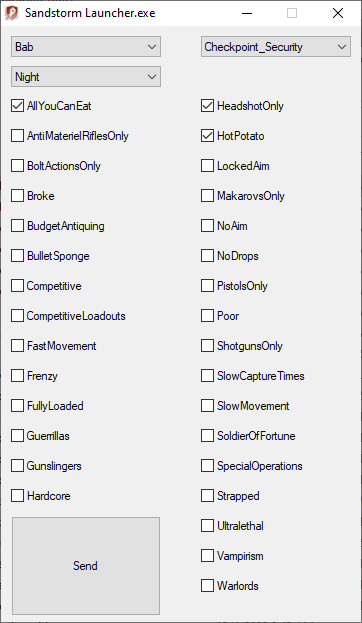 GitHub - extremelystiff/Sandstorm-Launcher: Launches Local game with options for Mutators and ...