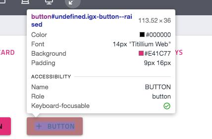 Outlined button is larger than other buttons · Issue #8627 · IgniteUI/igniteui-angular · GitHub