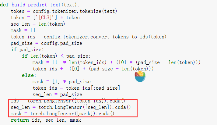 单条文本数据的预测代码 · Issue #72 · 649453932/Bert-Chinese-Text-Classification ...