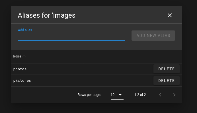 [FEAT] add/remove alias to/from index · Issue #38 · cars10/elasticvue · GitHub