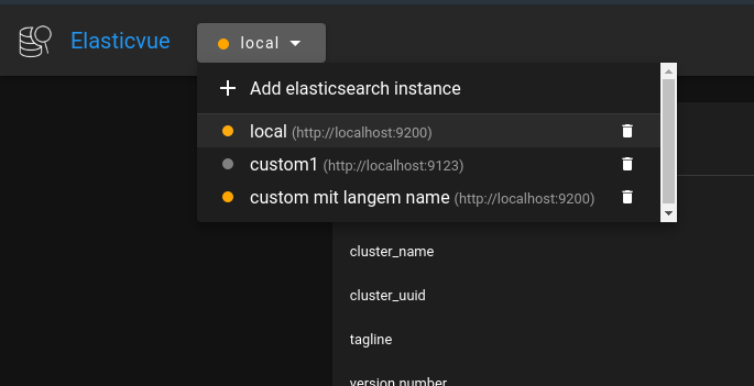 Possibility to store urls to many instances of Elasticsearch · Issue #35 · cars10/elasticvue ...