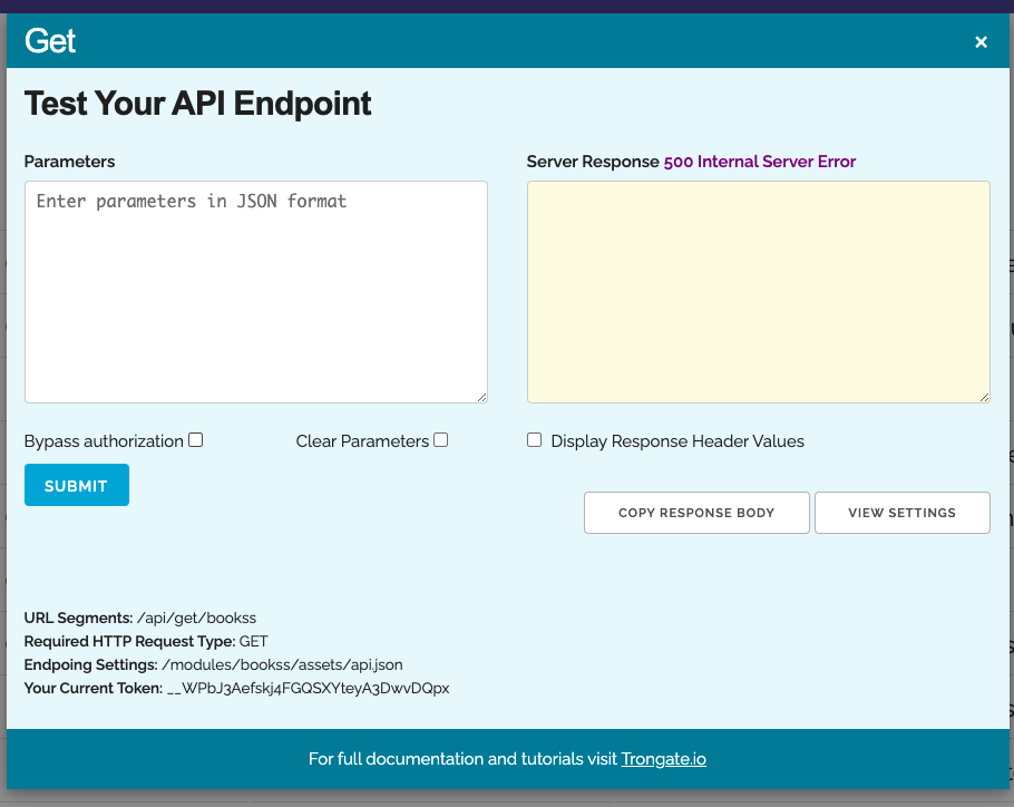 Server Response 500 Internal Server Error · Issue #61 · trongate/trongate-framework · GitHub