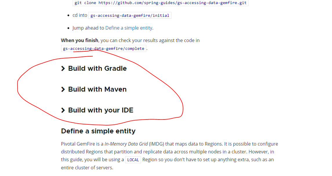 Getting Started Guides - Links for Build with Maven, Gradle and IDE don't work · Issue #26356 ...