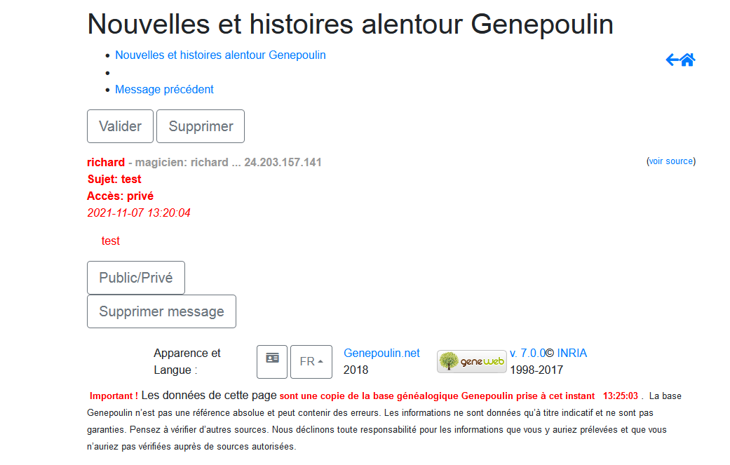 [BUG] Manitout not working? · Issue #1222 · geneweb/geneweb · GitHub