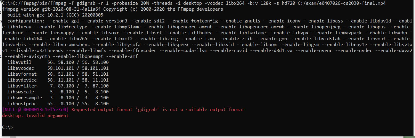 Error Doing Screen Recording · Issue 483 · Nus Cs20302021 S1 · Github 