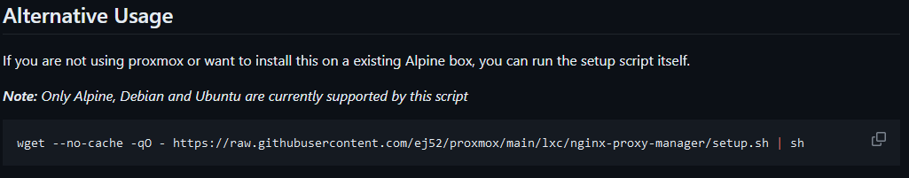 Pls. add version of Alpine, Debian and Ubuntu on which it's working. · Issue #132 · ej52/proxmox ...