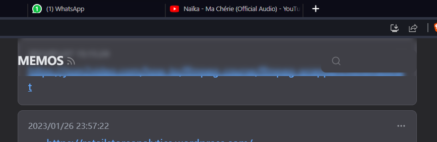 Navbar covers upper part of memo after scroll · Issue #1063 · usememos/memos · GitHub