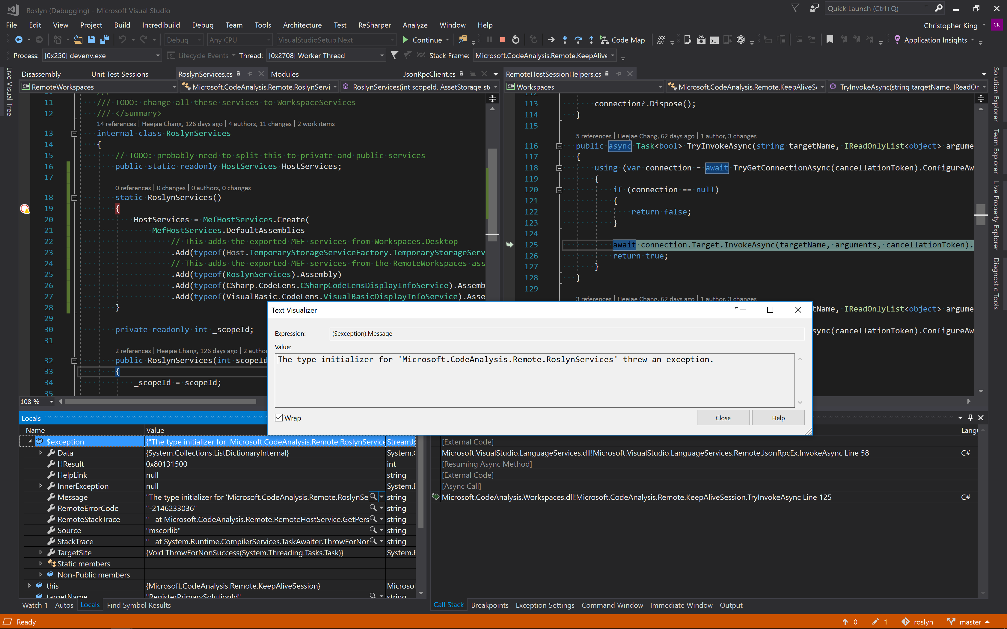 First touch: VisualStudioSetup.Next VS instance fails to create new ...
