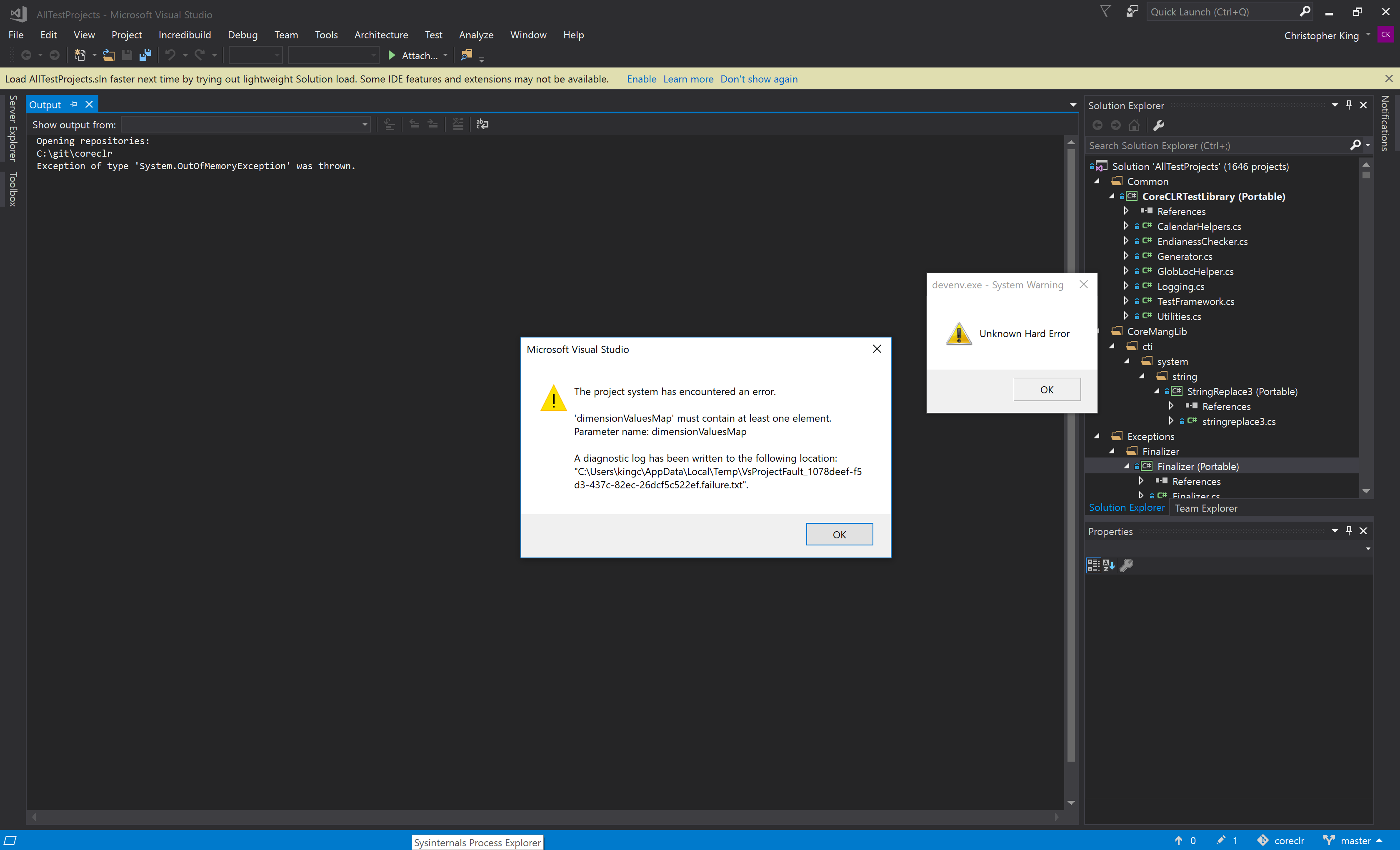 VS 2017 Fails to Open AllTestProjects.sln · Issue #8969 · dotnet ... VS 2017 Fails to Open AllTestProjects.sln · Issue #8969 · dotnet ...