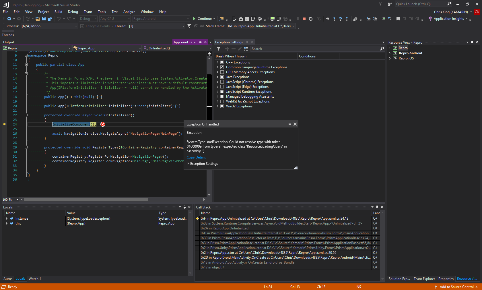 Behaviors In Controltemplate Throws Invalidoperationexception · Issue 4835 · Xamarinxamarin