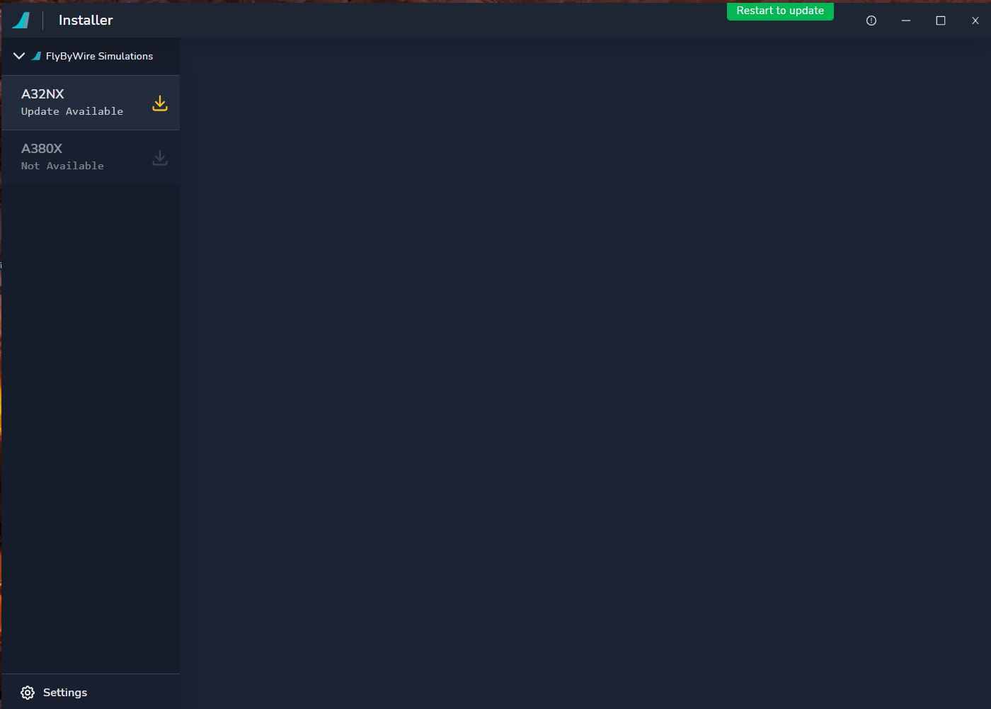 Install update button disappeared · Issue #383 · flybywiresim/installer · GitHub