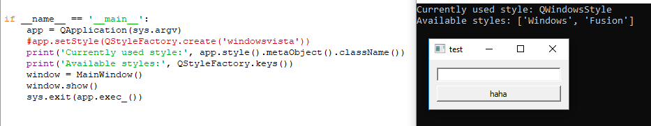 After building .exe the application's GUI loses his own style (theme ...