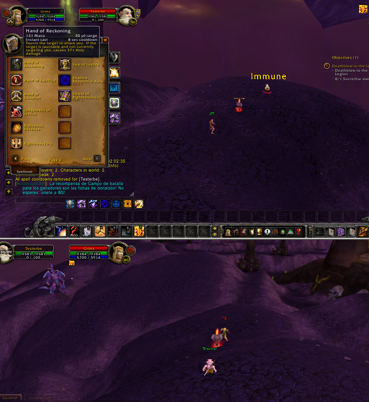 Hand of Reckoning · Issue #626 · azerothcore/azerothcore-wotlk · GitHub