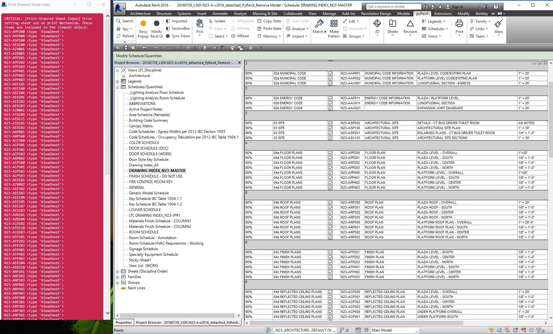 Problem with Print Ordered Sheet Index_Revit 2016 · Issue #359 · pyrevitlabs/pyRevit · GitHub