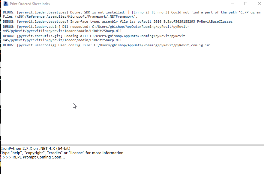 Problem with Print Ordered Sheet Index_Revit 2016 · Issue #359 · pyrevitlabs/pyRevit · GitHub