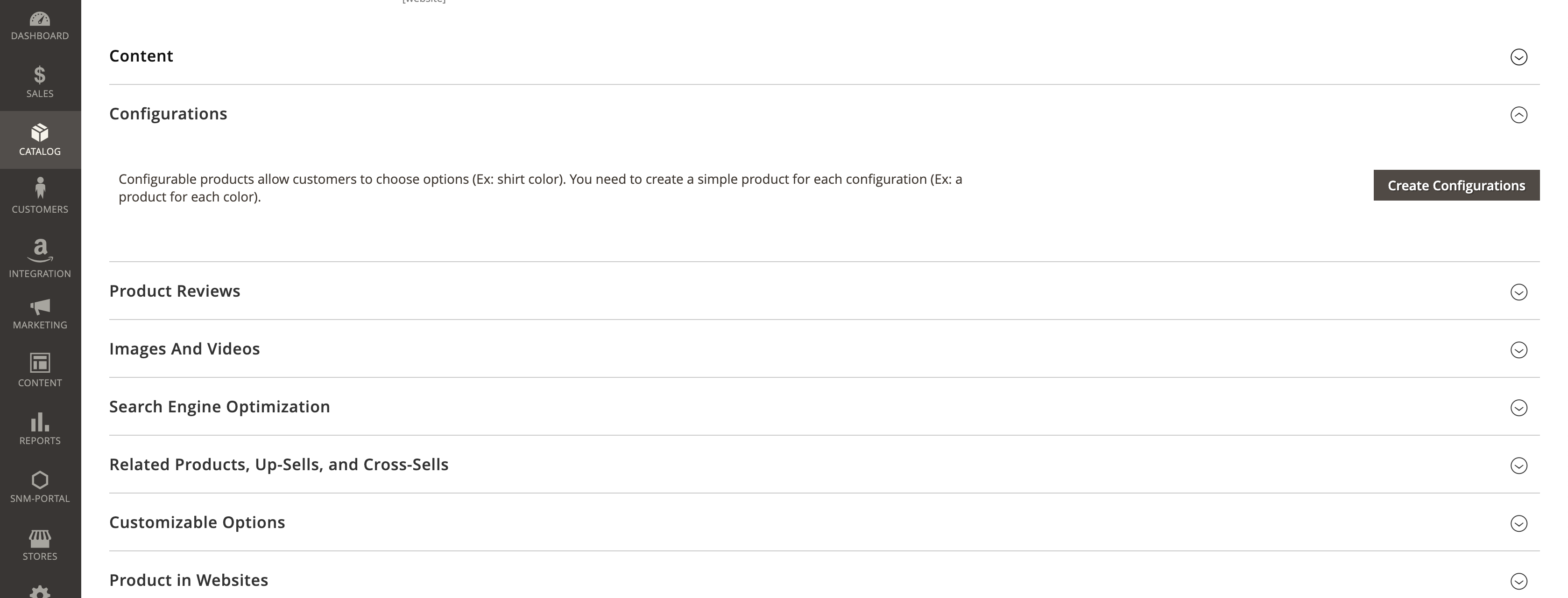 Configurable product in Magento 2 not show in product manager after import · Issue #23998 ...